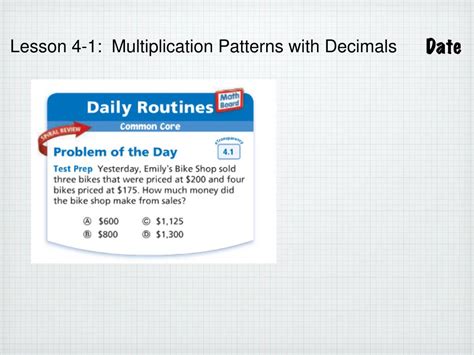 PPT Chapter 4 Multiply Decimals PowerPoint Presentation Free Download ID 5773554