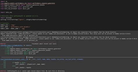 Errors In Colab Notebooks · Issue 2038 · Magentamagenta · Github