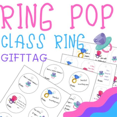 Ring Pop Class Ring Popping Into Summer Class Ring Tags 2025 By