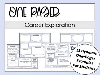 Dynamic One Pager Examples For Babes Teaching Expertise