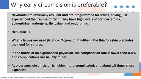 The Benefit Of Neonatal Circumcision Pptx