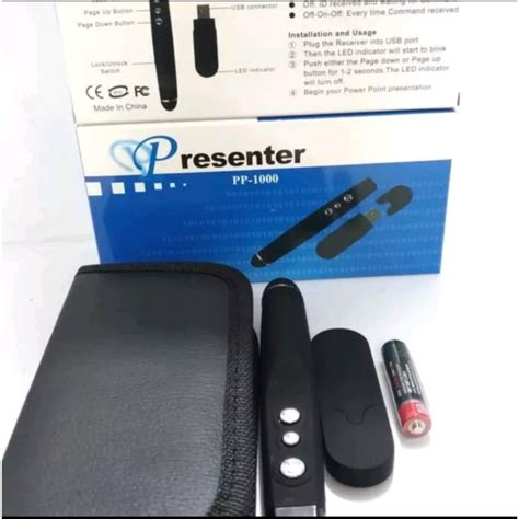 Jual Presenter Laser Pointer Wireless Pp 1000 Pp1000 Presentasi Murah Shopee Indonesia