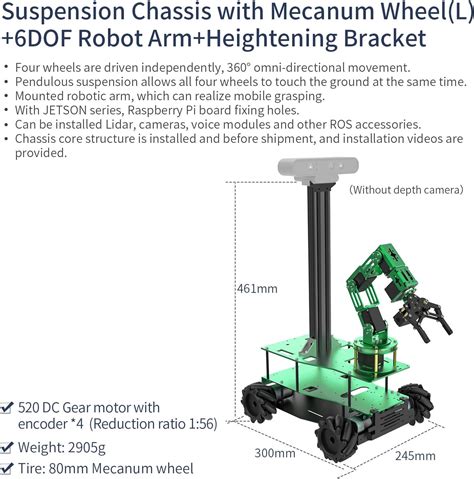 Yahboom Large Intelligent Robot Chassis With 6dof India Ubuy