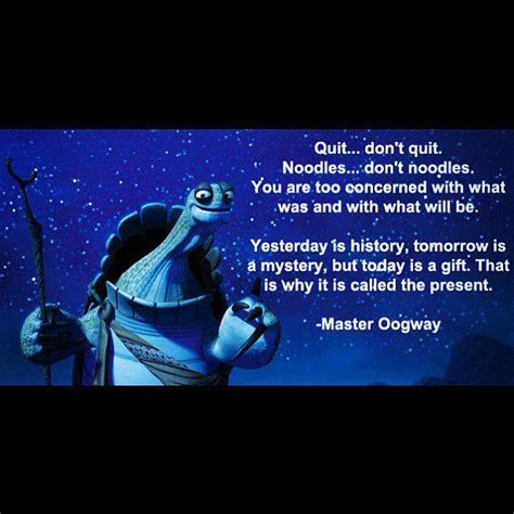 Kung Fu Panda Master Oogway Quote