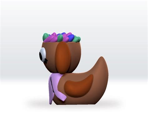 🦆 Bassie Duck Stl 3d Model Dandys World 3d Model Character Fanart・ Stl File For 3d Printing・cults