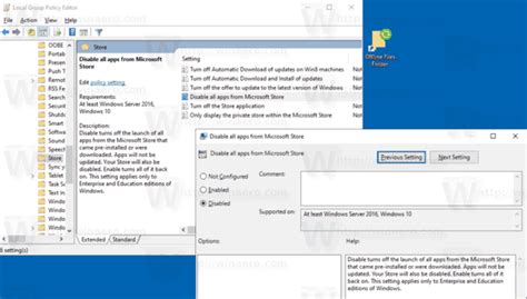 Disable Microsoft Store Apps In Windows