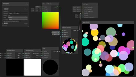 shader graph custom function node subgraph access unity engine