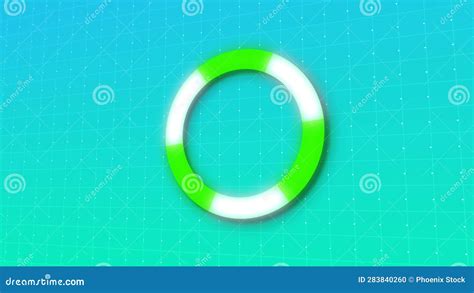 Simple And Clean Loading Digital Dots Grid Moving In Bg Stock