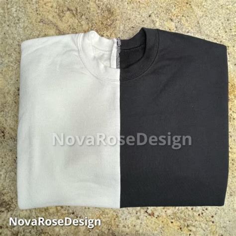 Split Adult Tee Two Toned Shirt Two Colored T Shirt Half And Half Tee