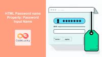 HTML Password Value Property Password Input Value CodeLucky