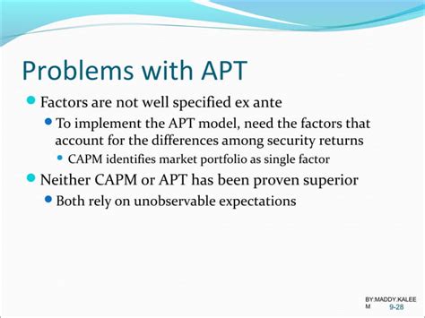 Asset Pricing Models Ppt Stocks And Bonds Personal Investing