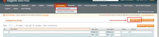 Cart Magento Catalog Price Rules Apply Rules Programmatically
