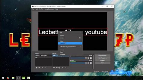 How To Add Text To A Live Stream On OBS