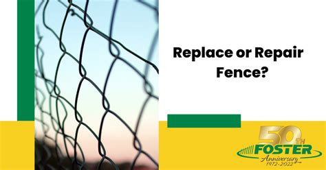 Replace Or Repair Fence