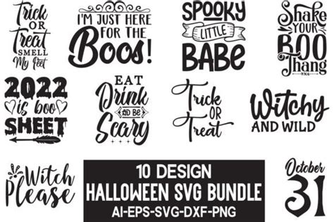 Halloween Svg Bundle Graphic By Creativekhadiza124 · Creative Fabrica