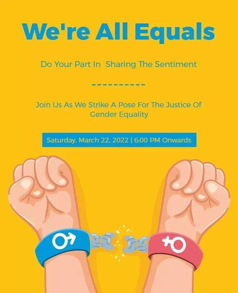 Poster About Gender Equality