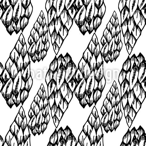 Snake Skin Scales Seamless Vector Pattern Design