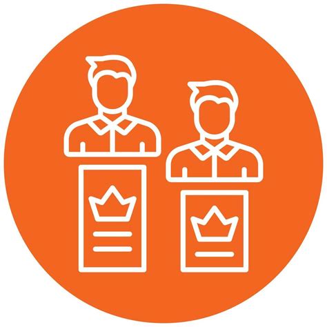 Election Polling Icon Style 9478464 Vector Art At Vecteezy