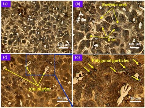Om Microstructural Features Of Sac107 0 1ni 0 1te 0 1mwcnt Solder Alloy Download Scientific
