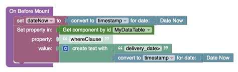 Where Clause In Data Table Ui Builder Backendless Support
