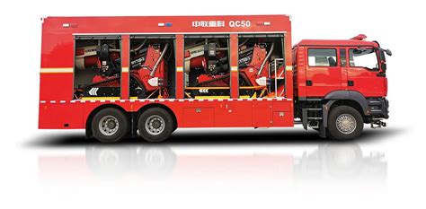 Fire Rescue Robot Transporter Qc50 Fire Robot Transporter With 2 Units