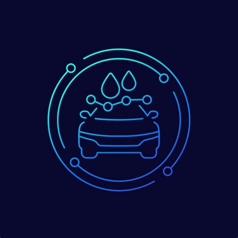 Premium Vector Fuel Consumption Line Icon With A Car Vector