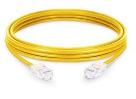 Avalon ANC6UPYL 3MT CAT6 UTP 24 AWG PVC PATCH CORD YELLOW 3MTR Sheildify