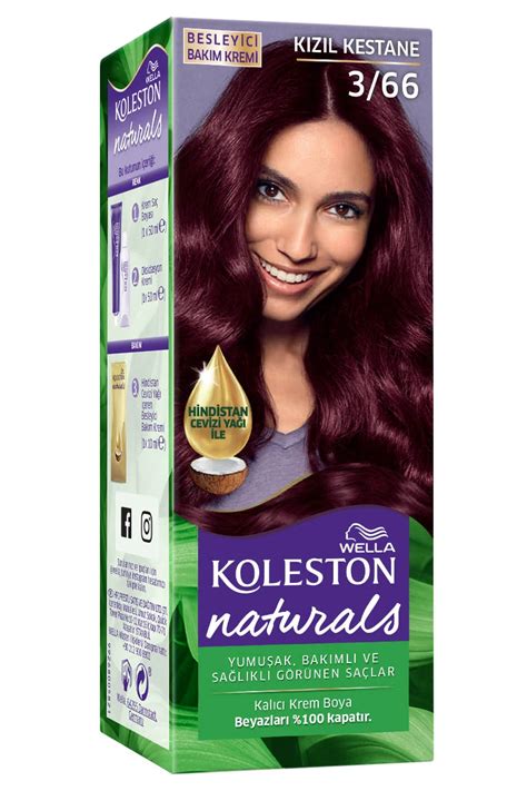 Wella Koleston Naturals 366 Kızıl Kestane 260570 Tl Modamizbir