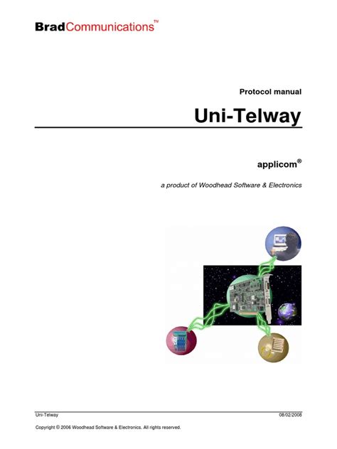Uni Telway Applicom Pdf Parameter Computer Programming Programmable Logic Controller