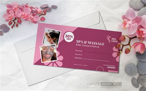 Download 8 Spa Voucher Templates In Ms Word Format