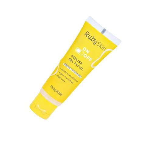 Comprar Peeling Gel Facial Ruby Rose On Off Esfoliante Hb409 Amor De Make