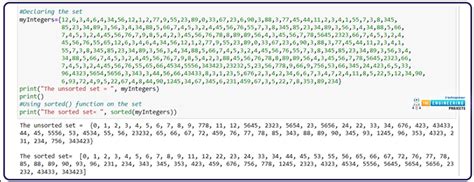 Set Sequence Examples With The Built In Function The Engineering Projects