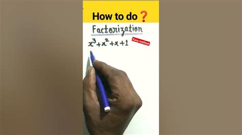 🔥how To Do Factorization Factorization Of Algebraic Expression😳 Mathsshort Shortfeed Youtube