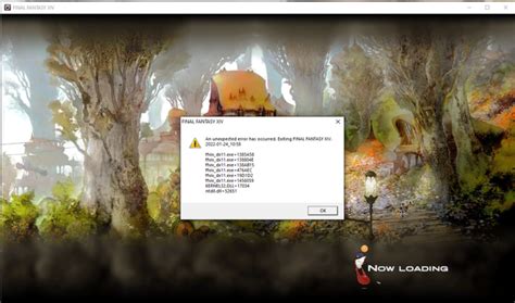 An Unexpected Error Has Ocurred