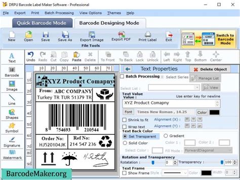 Professional Barcode Creating Tool Download And Review