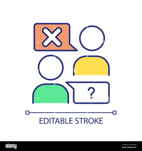 Misunderstanding Rgb Color Icon Stock Vector Image And Art Alamy