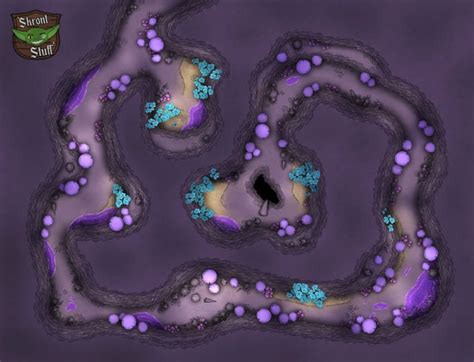 Four Purple Caves Rbattlemaps