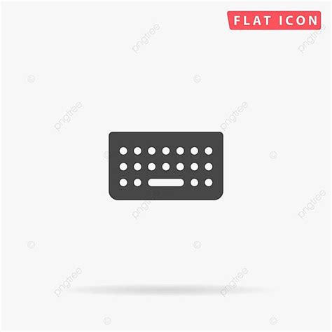 Keyboard Flat Vector Icon Hardware Computer Icon Vector Hardware Computer Icon PNG And Vector