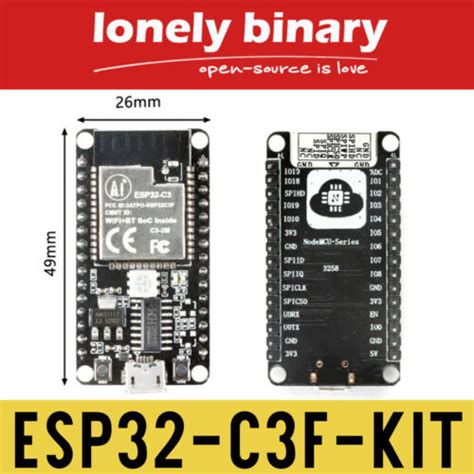 lonely binary esp32 c3f kit devkitc board wireless wifi bluetooth