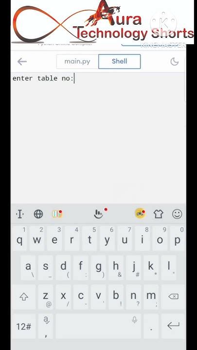 Display The Multiplication Table Python Shorts Viralshort Pythonmultiplicationtable