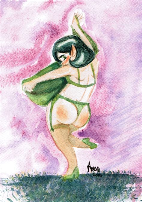 Watercolour Pinup By Aracne Hentai Foundry