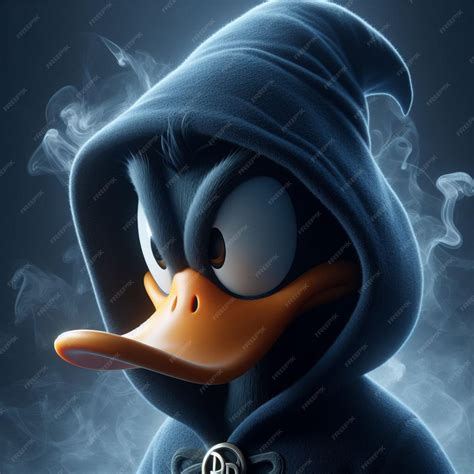 Premium Photo Illustration Of A Wizard Duck In 3d
