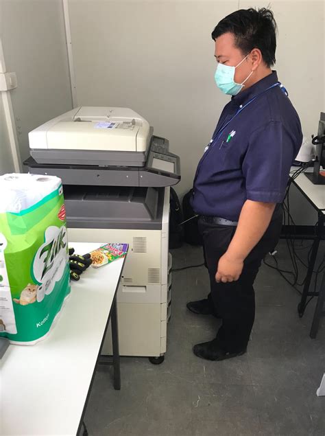 ติดตั้งเครื่องถ่ายเอกสาร ไซต์งานจังหวัดระยอง Copy Rental