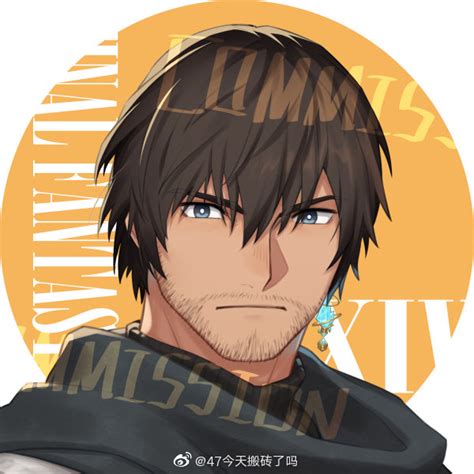 Safebooru 00047 1boy Adventurer Ff14 Avatar Ff14 Beard Blue Eyes