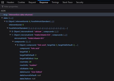 Api Response In Codebase Does Not Match Result Of Interventions Api Call · Issue 1059