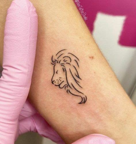 27 Easy Lion Tattoo Ideas Simple Yet Meaningful Designs Besttattoo