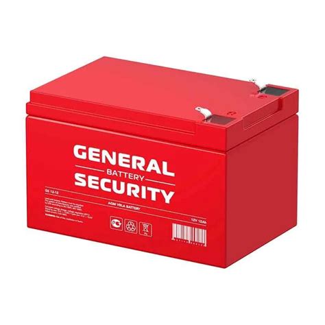 Свинцово-кислотный аккумулятор GS 12120 F2 (12В 12Ач / 12V 12AH ...
