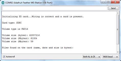 Using The Sd Card Adafruit Feather M0 Adalogger Adafruit Learning System