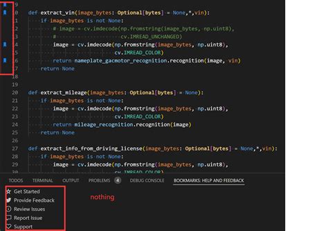 BUG Side Bar Display Nothing Issue Alefragnani Vscode Bookmarks GitHub