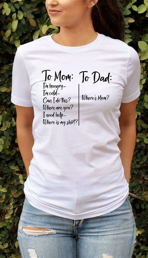 Mom And Dad Shirt Funny Mom Shirt Mothers Day Shirt T Fathers Day
